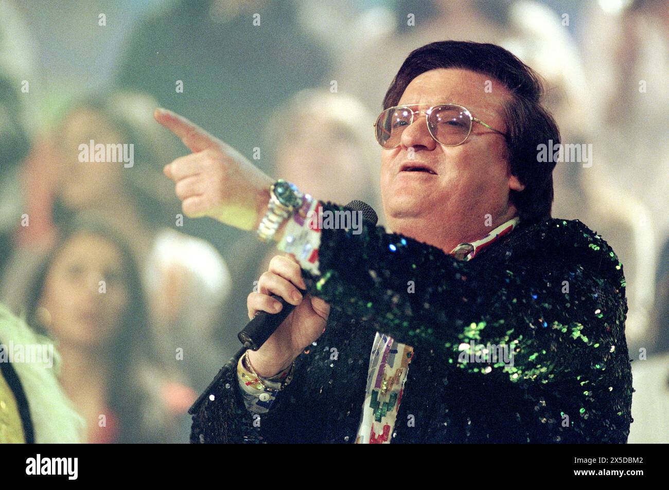 Milan Italy 15/05/1998 : Leone Di Lernia,Italian singer, during the ...