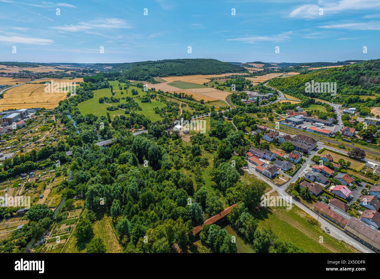 Tauber valley cycle path hi-res stock photography and images - Alamy