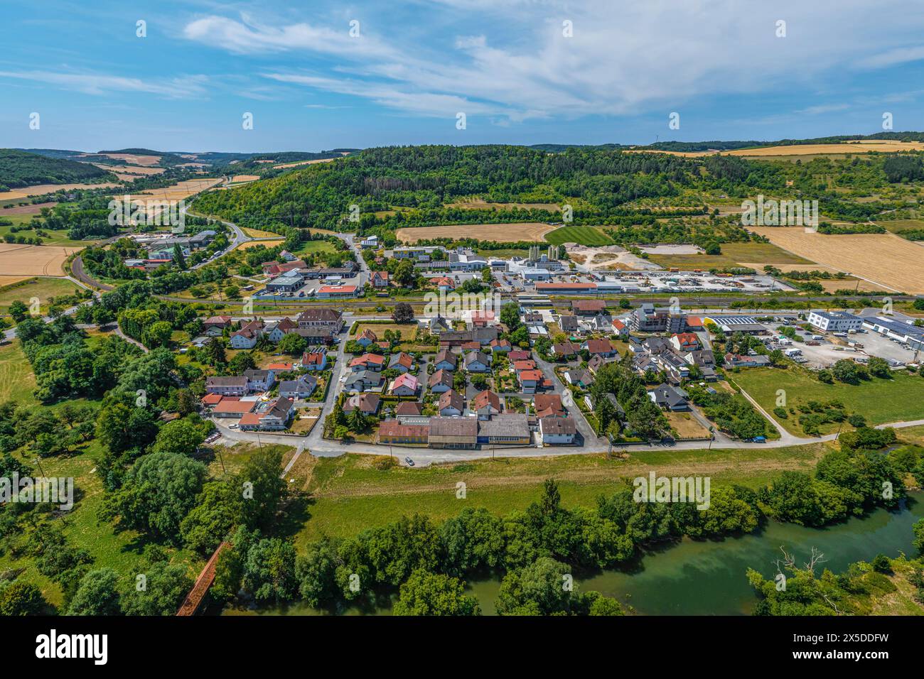 Tauber valley cycle path hi-res stock photography and images - Alamy