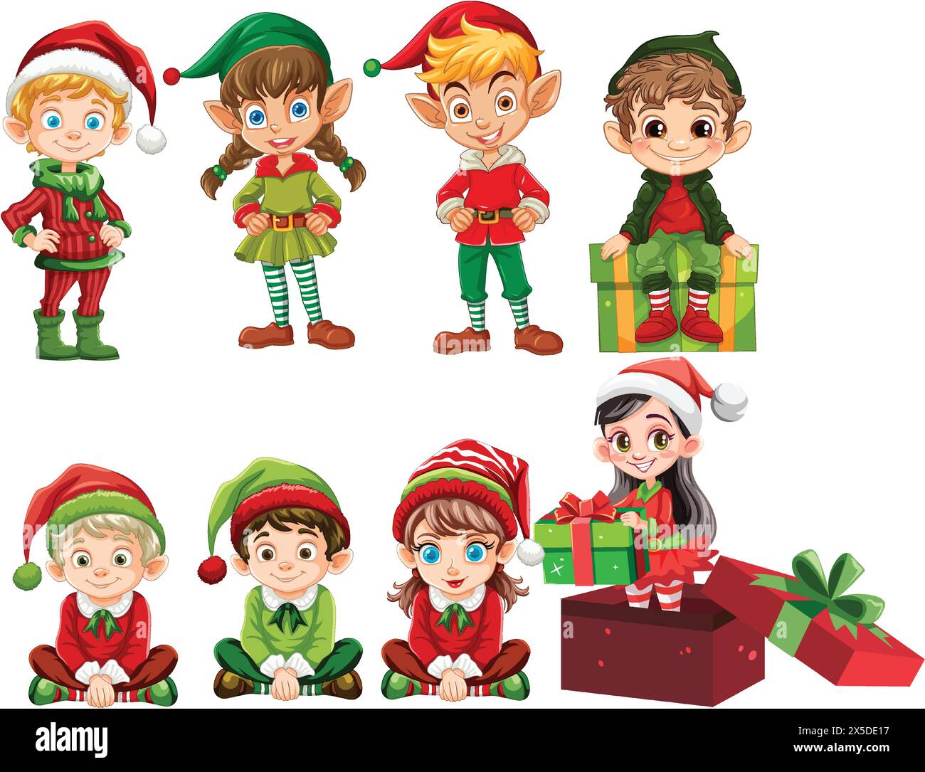 Fictional characters group Stock Vector Images - Alamy