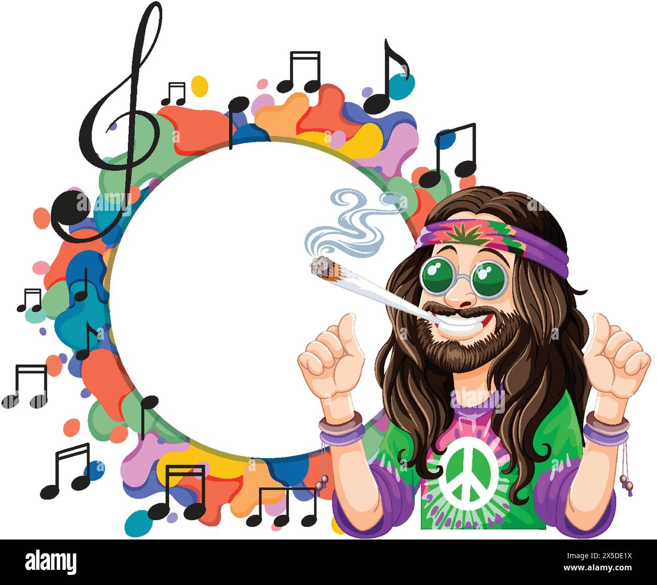 1960s music notes Stock Vector Images - Alamy