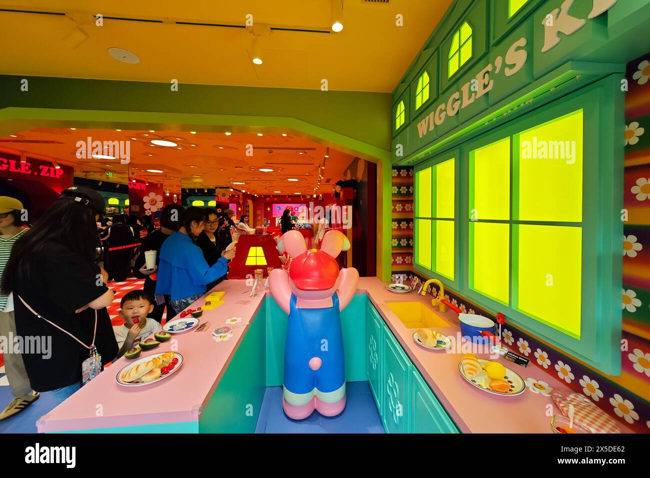 SHANGHAI, CHINA - MAY 9, 2024 - Customers select items at the flagship ...