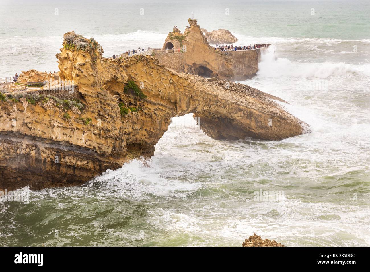 The monument Rock of the Virgin (Rocher de la Vierge) and the ...