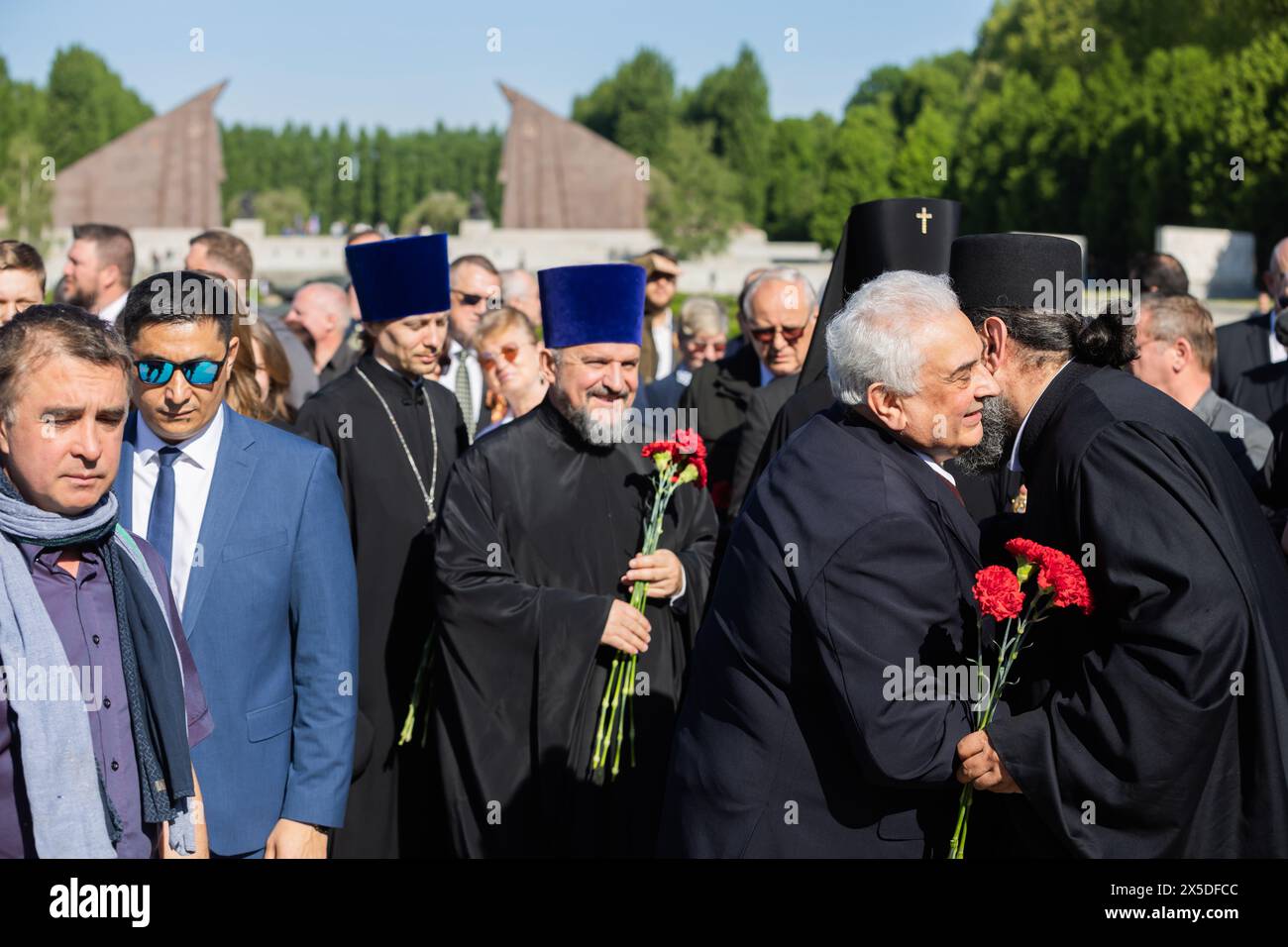 Berlin, Germany. 09th May, 2024. Sergei Yuryevich Nechayev (front right ...