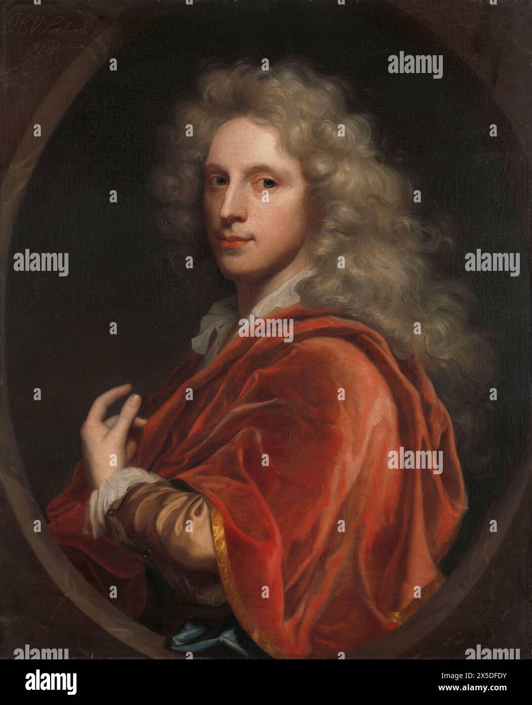 Hendrik van Limborch self portrait Stock Photo - Alamy