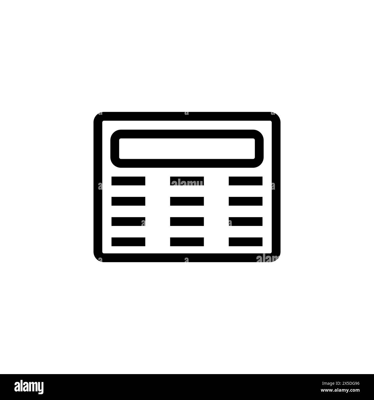 Intercom flat vector icon. Simple solid symbol isolated on white background. Intercom sign ...