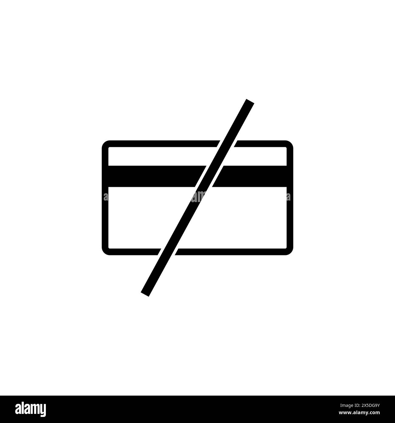 Cash only sign Black and White Stock Photos & Images - Alamy