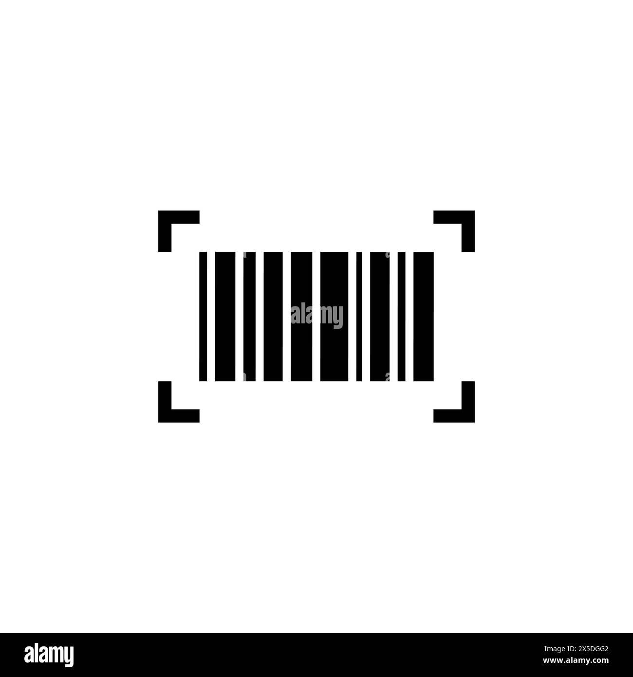 Smartphone Scanning Barcode flat vector icon. Simple solid symbol isolated on white background ...