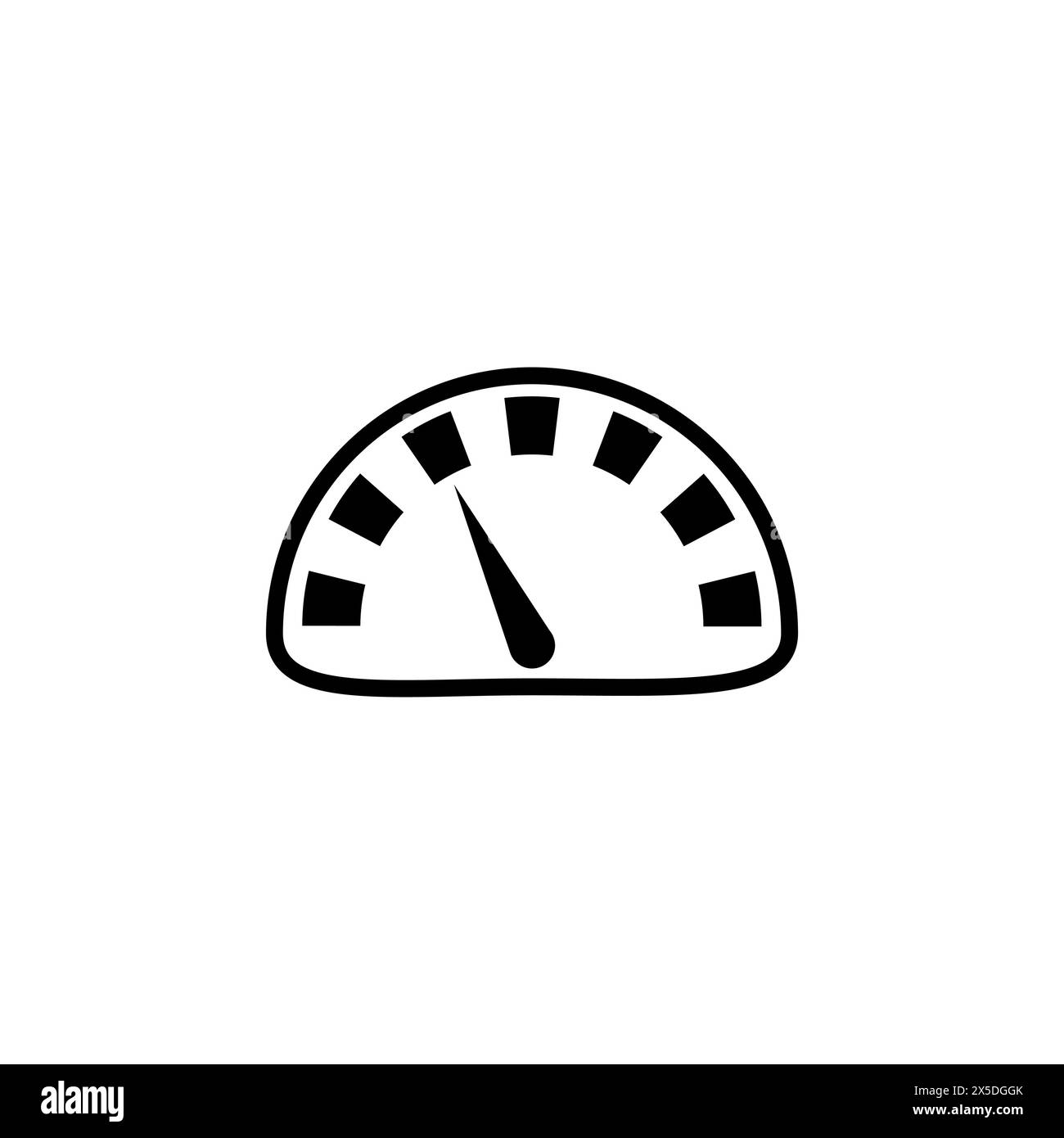 Speedometer, Car Speed Meter flat vector icon. Simple solid symbol ...