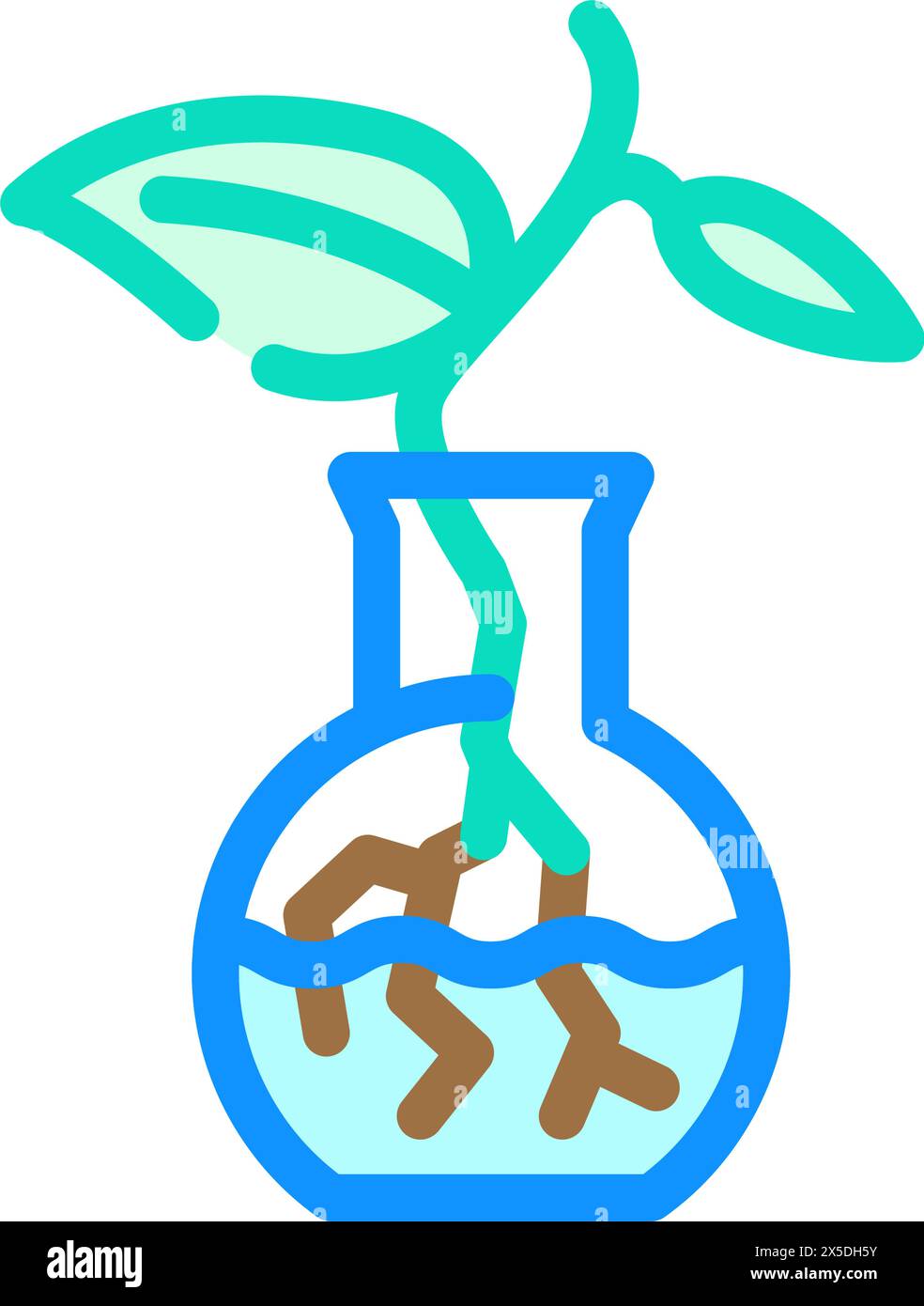 plant propagation urban gardening color icon vector illustration Stock ...