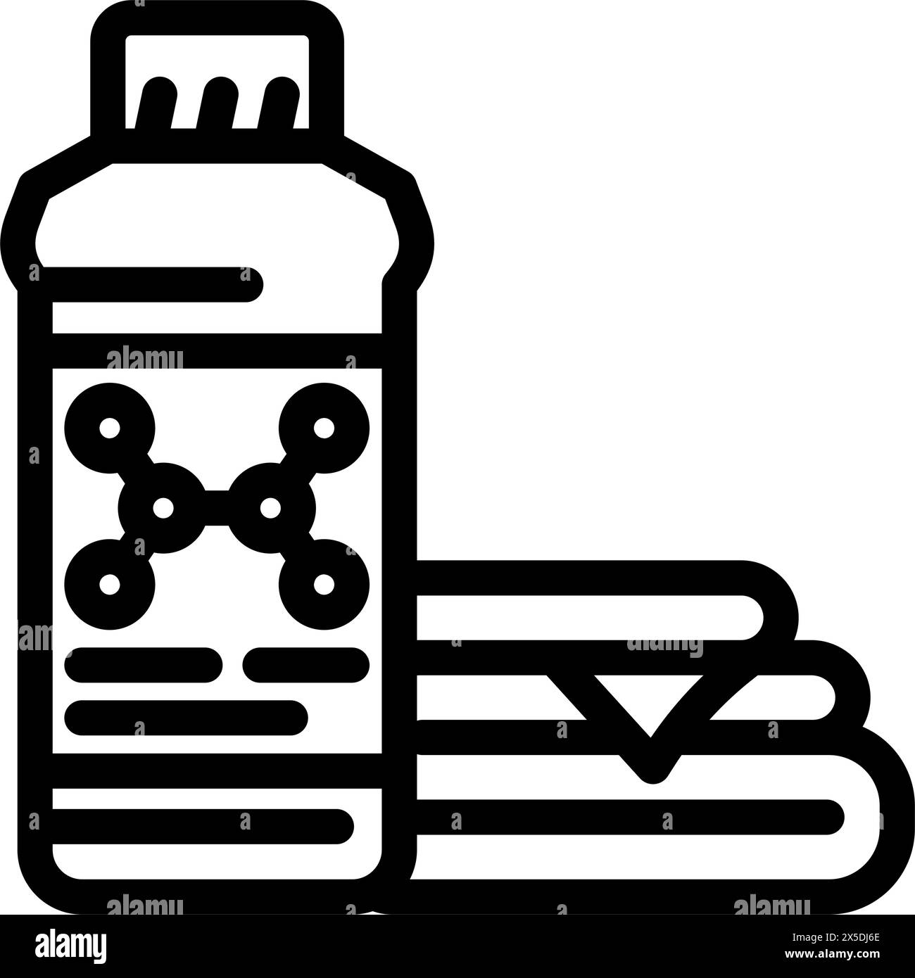 perc perchloroethylene dry cleaning line icon vector illustration Stock ...