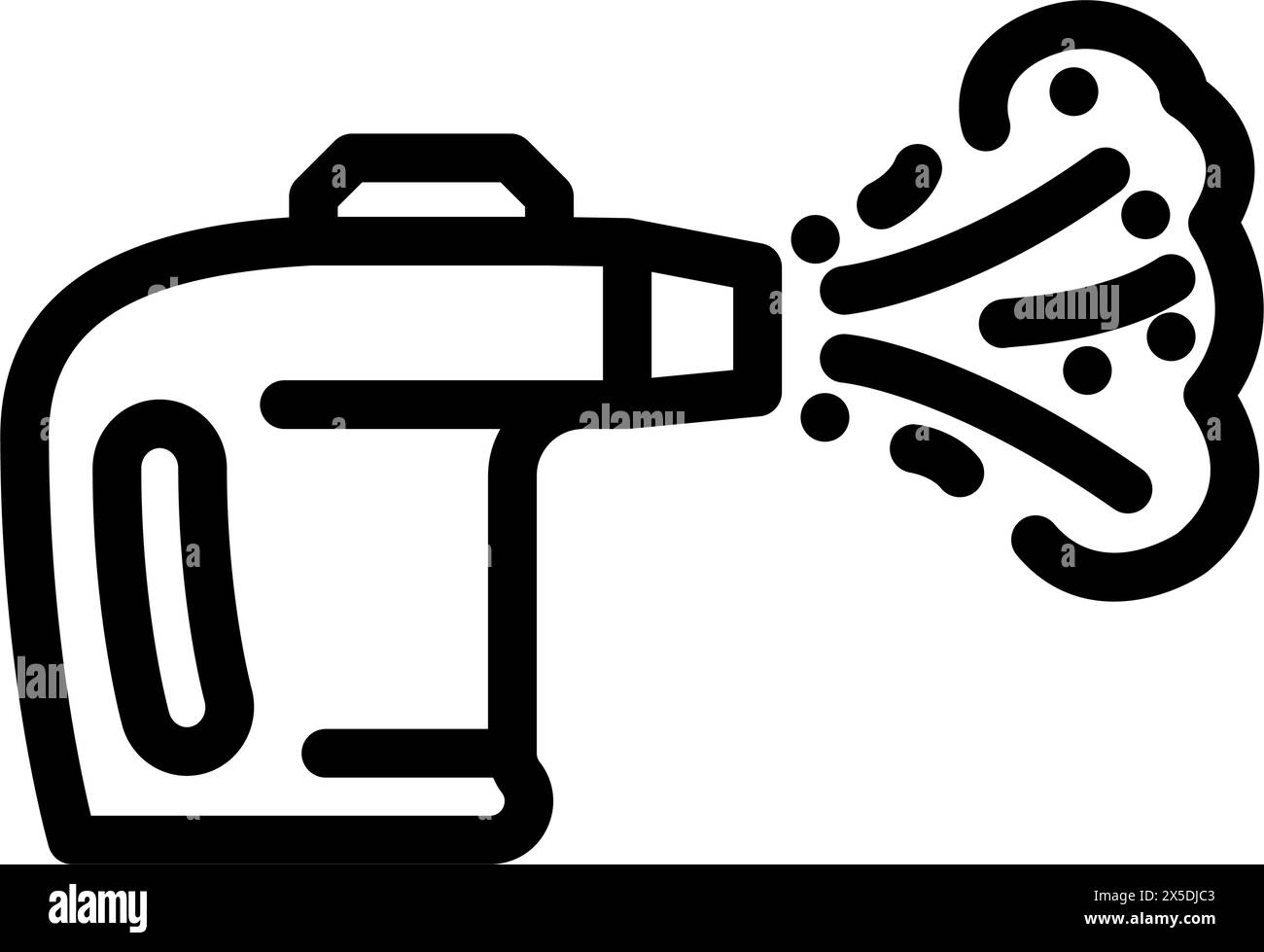 steam cleaning line icon vector illustration Stock Vector Image & Art ...