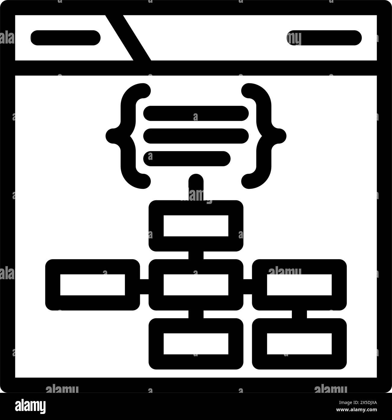 Structured content Stock Vector Images - Alamy