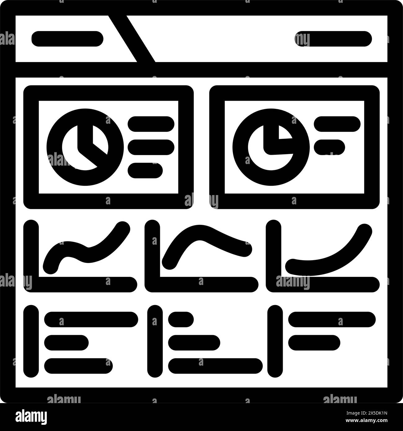 Laptop audit icon outline Stock Vector Images - Alamy