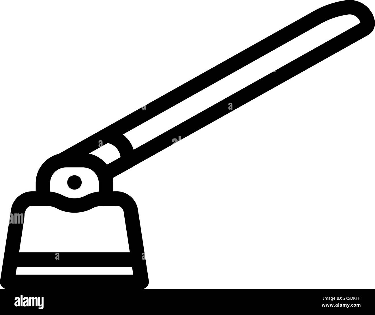 hoe urban gardening line icon vector illustration Stock Vector Image ...