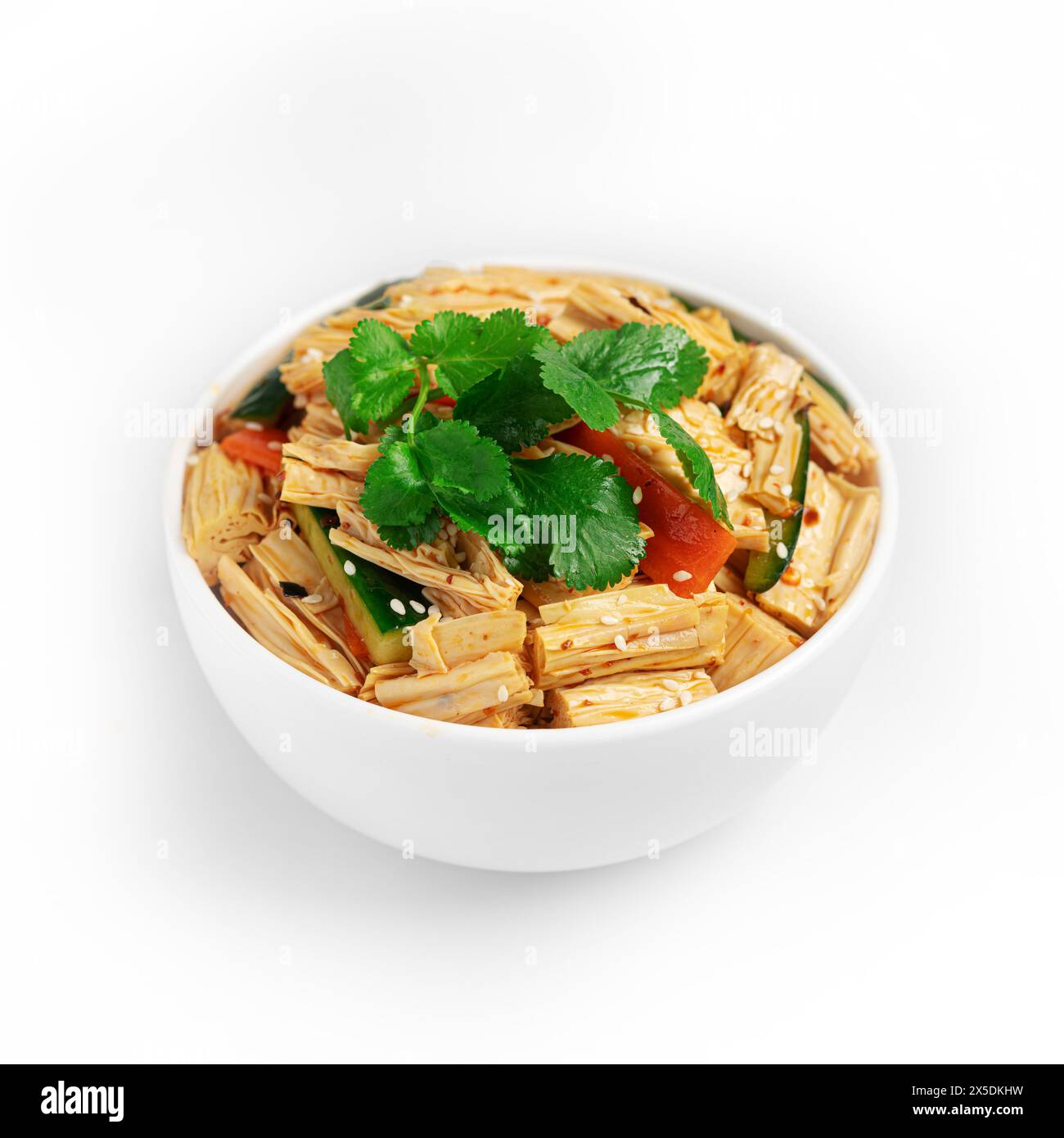 Chinese yuba salad, fuzhu Stock Photo - Alamy