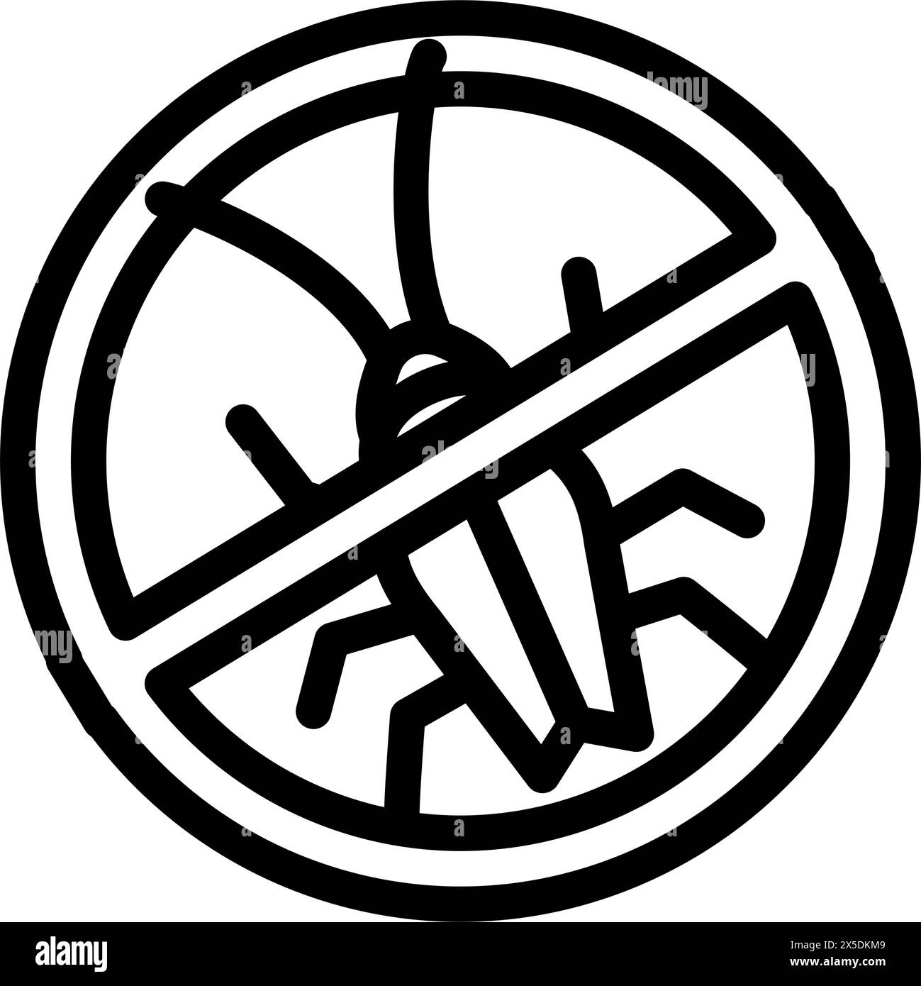 pest control urban gardening line icon vector illustration Stock Vector ...