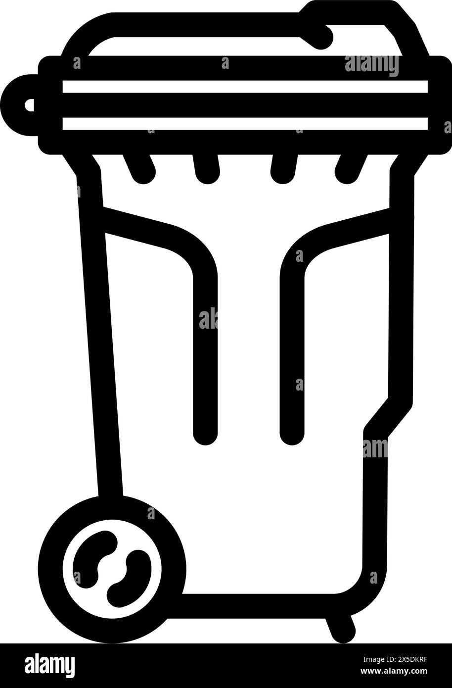 zero waste sorting line icon vector illustration Stock Vector Image ...