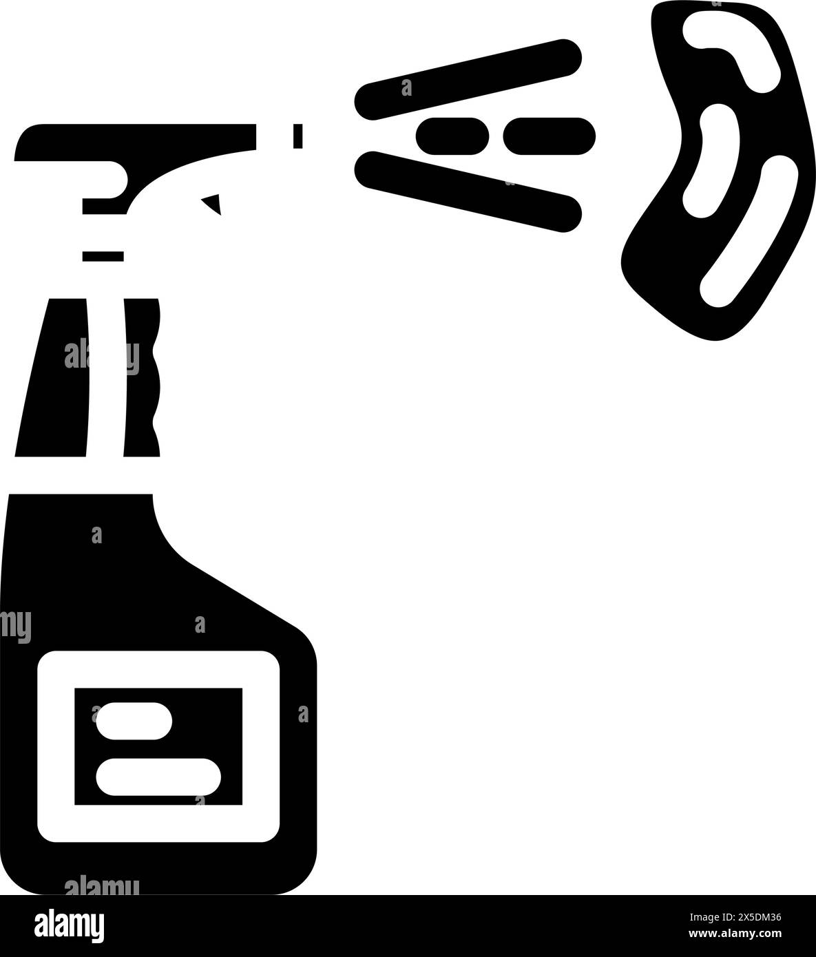 spot cleaning dry cleaning glyph icon vector illustration Stock Vector ...