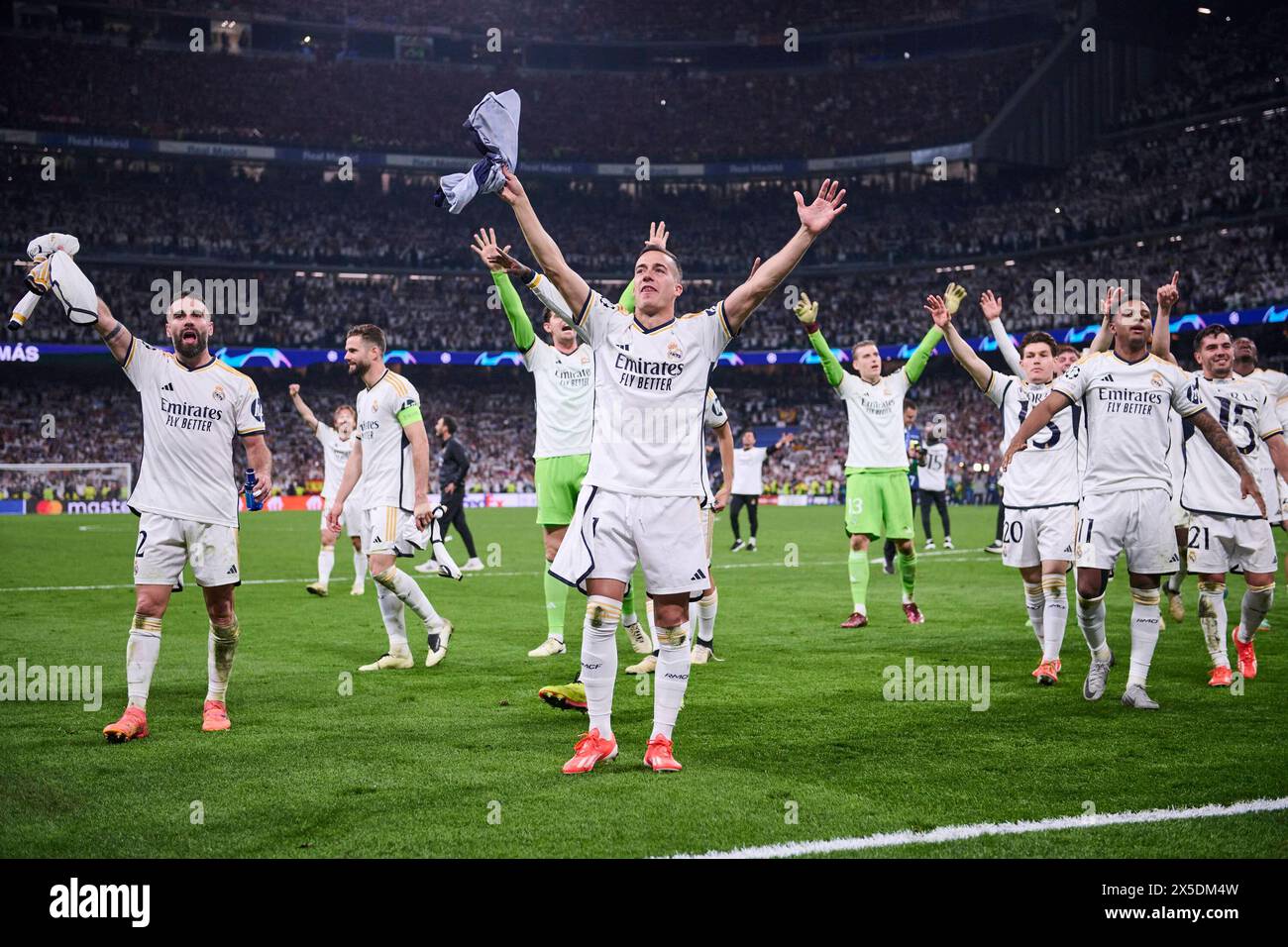 Madrid, Spain. 08th May, 2024. UEFA Champions League semifinal second ...