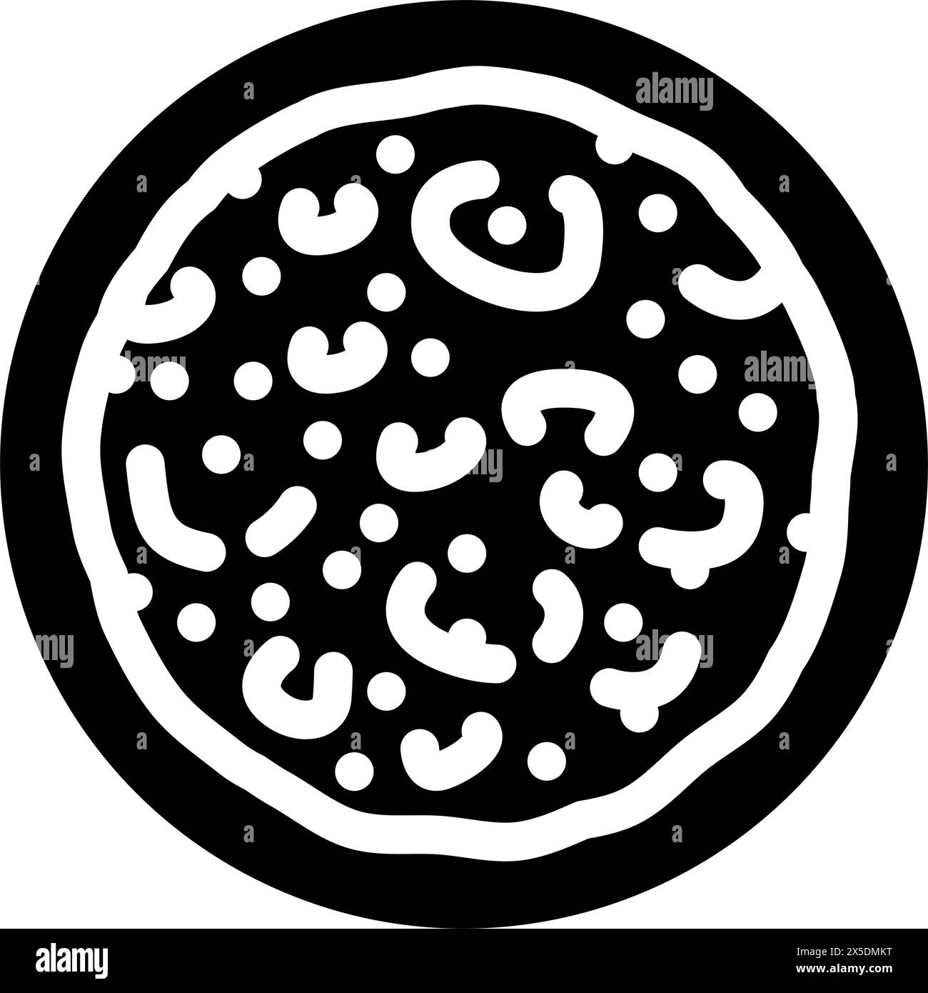 naan bread indian cuisine glyph icon vector illustration Stock Vector ...