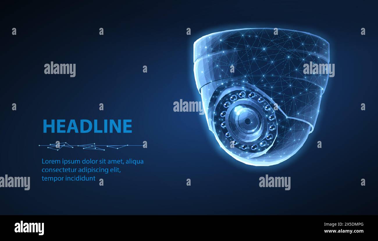 Dome security camera. Business monitoring, Camera surveillance Stock ...