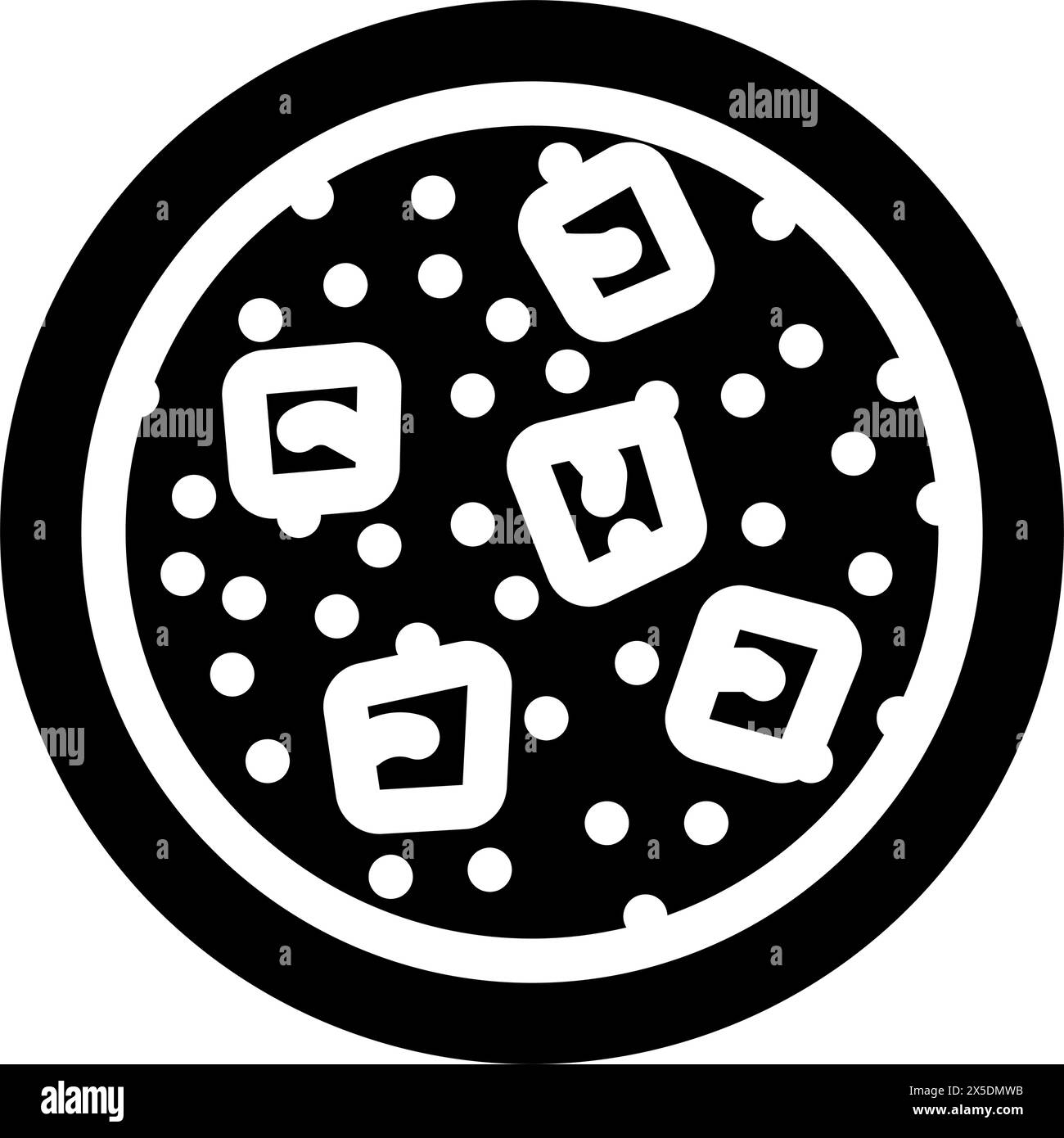 palak paneer indian cuisine glyph icon vector illustration Stock Vector ...