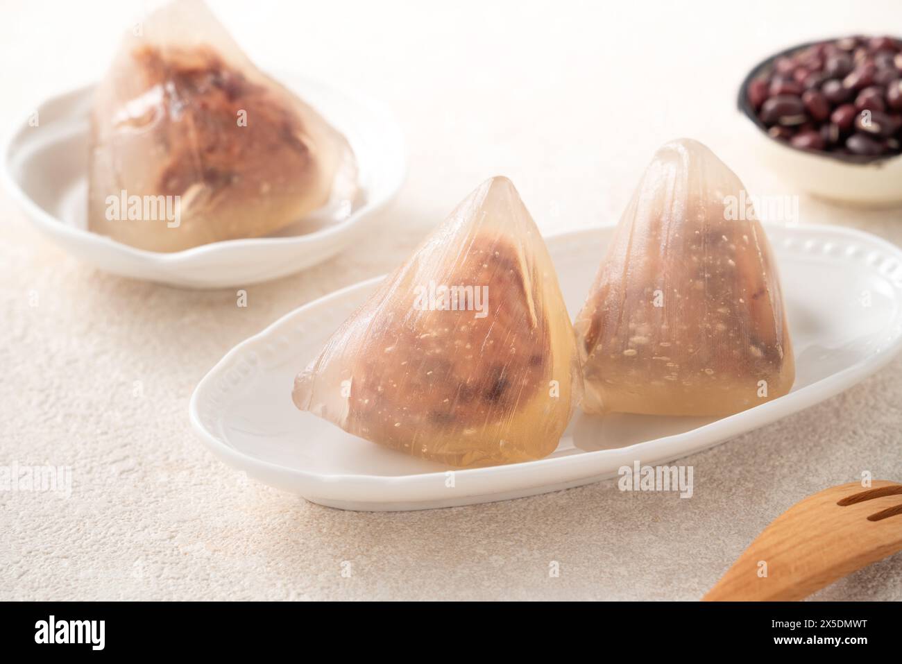 Zongzi, crystal ice rice dumpling for Dragon Boat Festival food with ...
