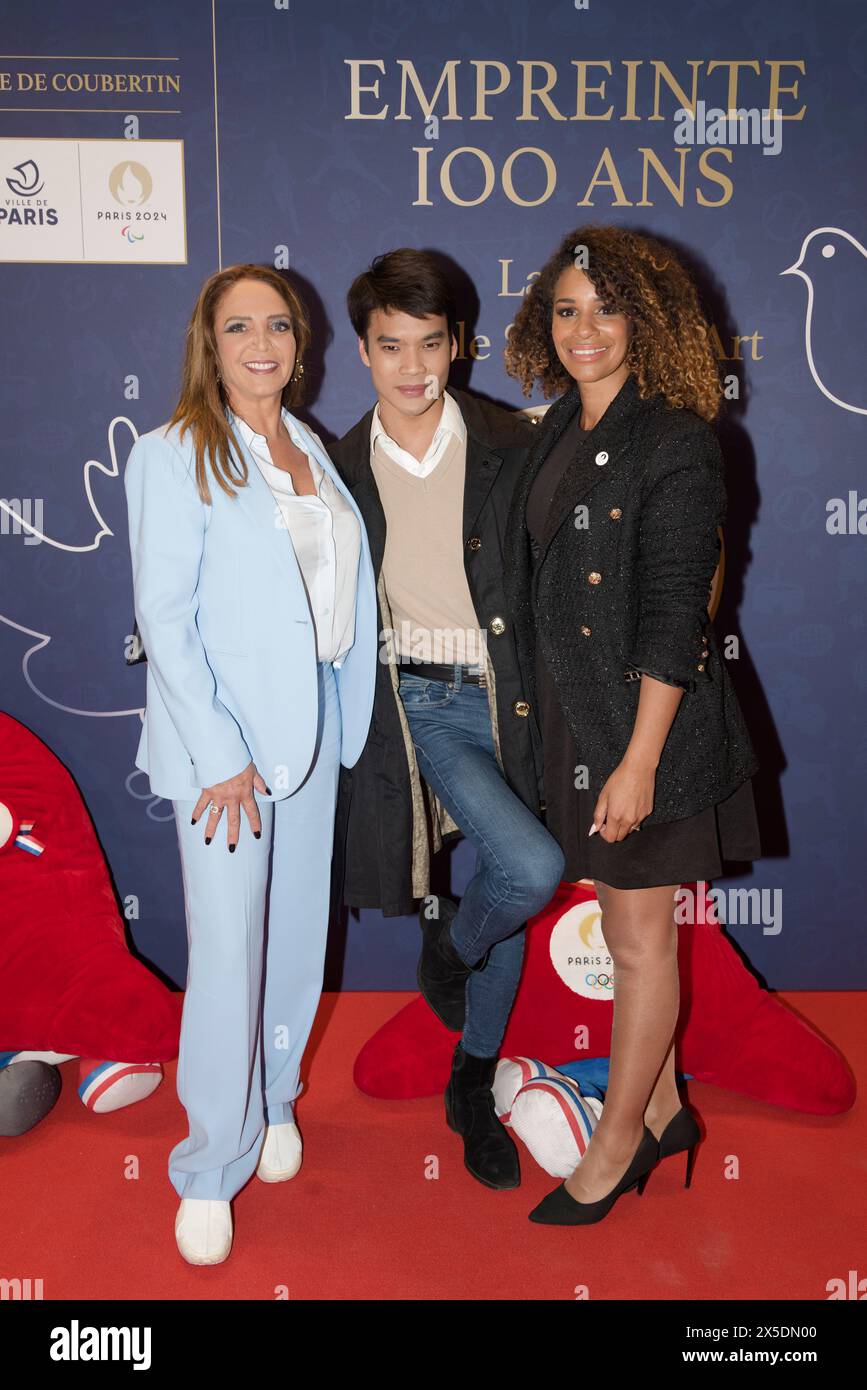 Paris, France. 7th May, 2024. Singer Singrid Campion, model Jeremy ...