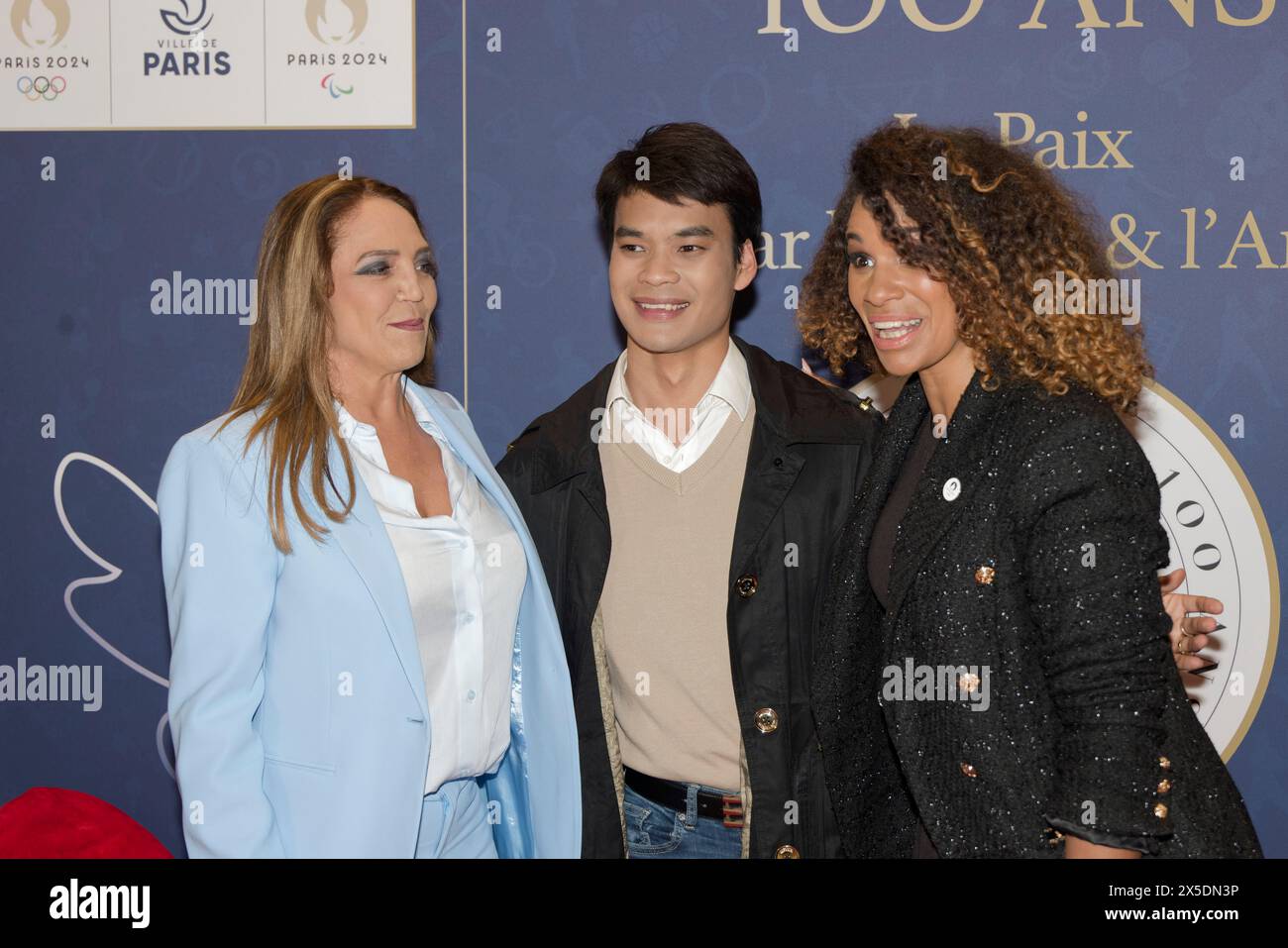 Paris, France. 7th May, 2024. Singer Singrid Campion, model Jeremy ...