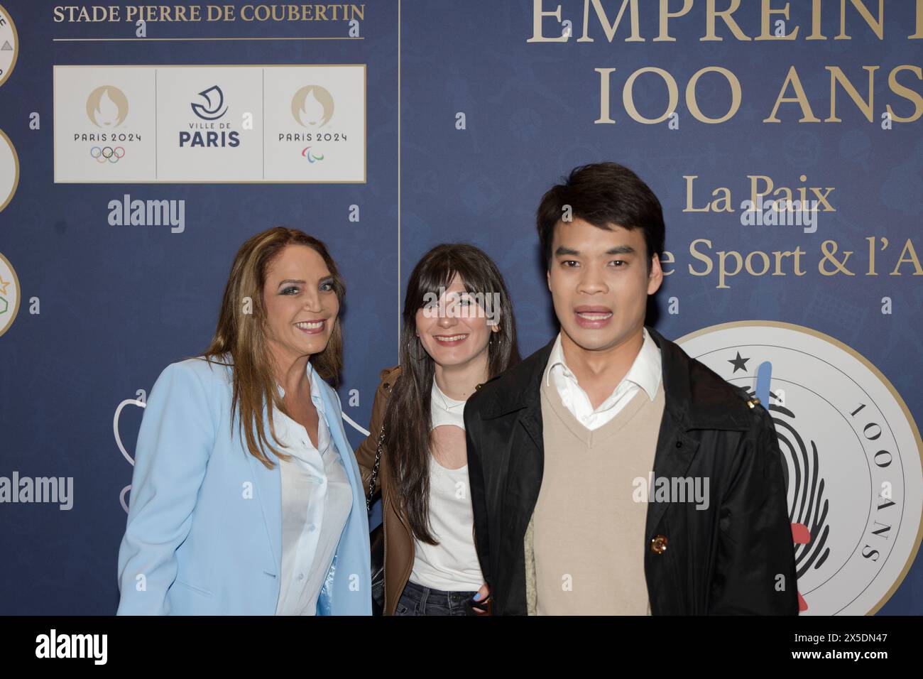 Paris, France. 7th May, 2024. Singer Singrid Campion, singer Saka and ...