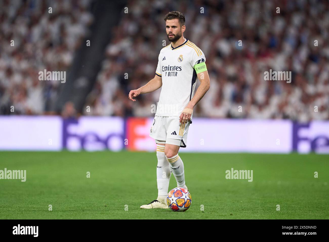 Nacho Fernandez of Real Madrid looks on during the UEFA Champions ...