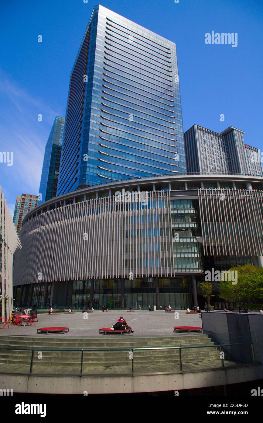 Japan, Osaka, Kita district, modern architecture Stock Photo - Alamy