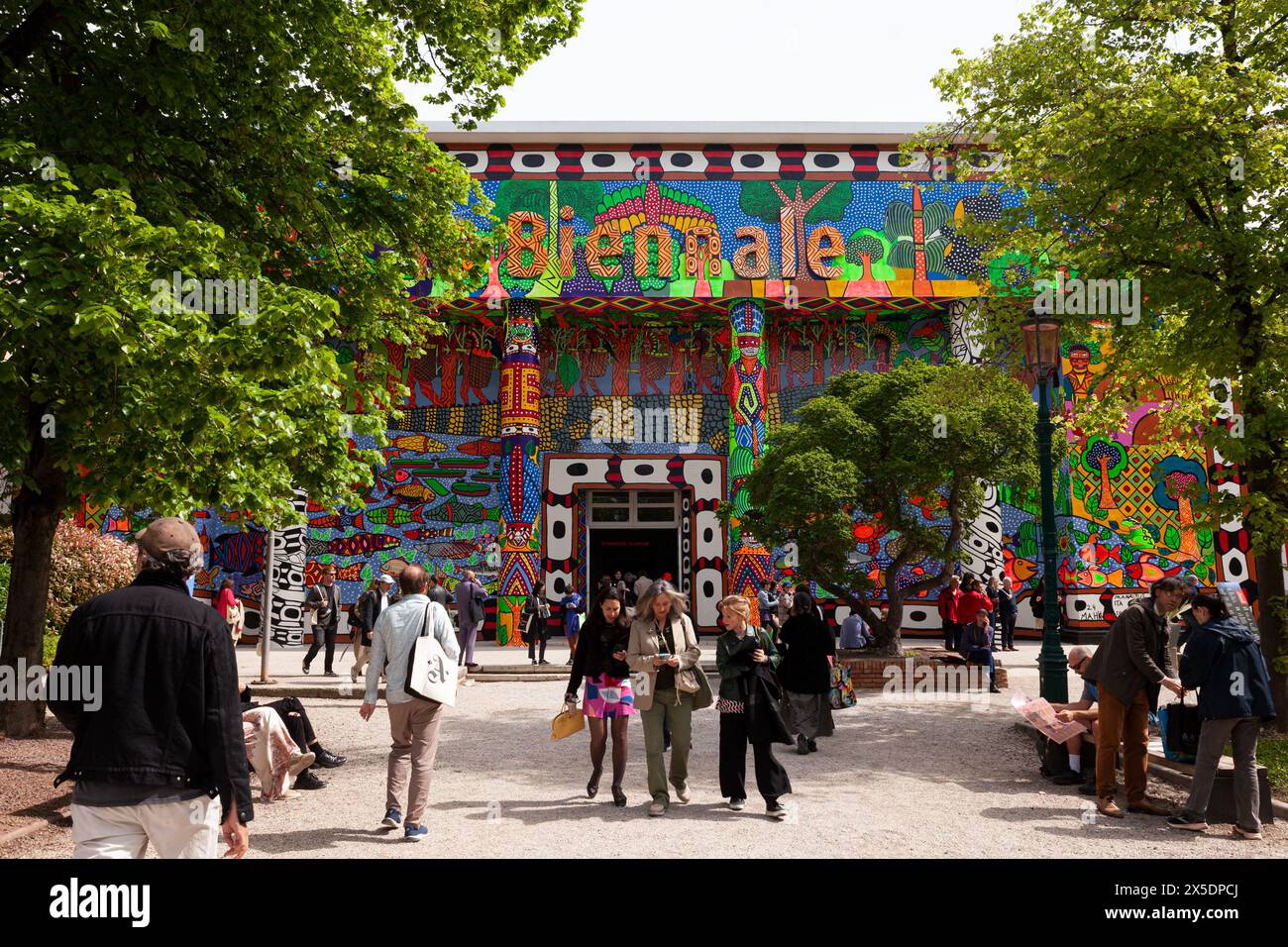 Venice, Italy - April 19, 2024: Central Pavilion at Venice Biennale ...