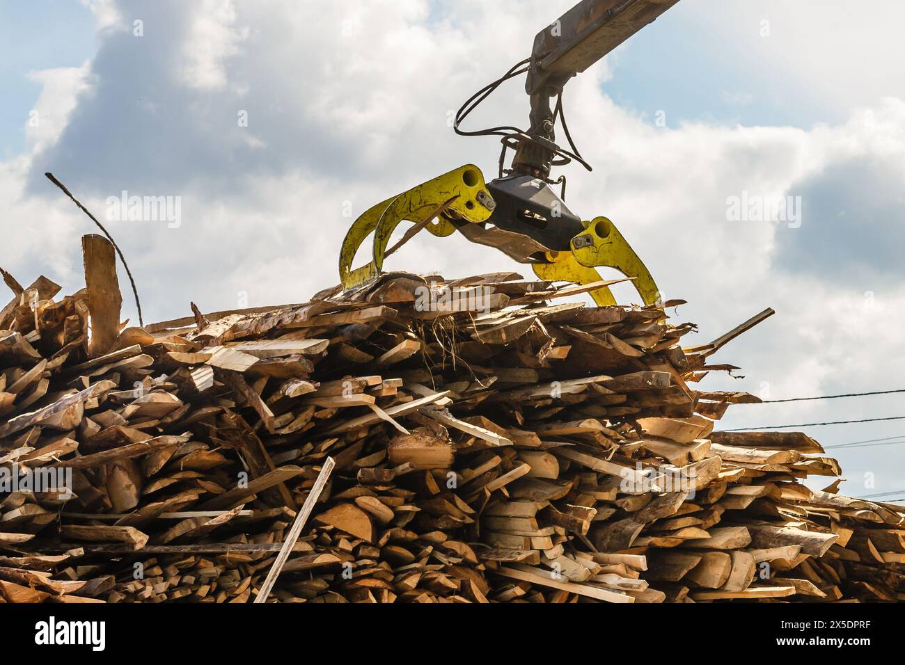 Forestry machine loads log hi-res stock photography and images - Alamy