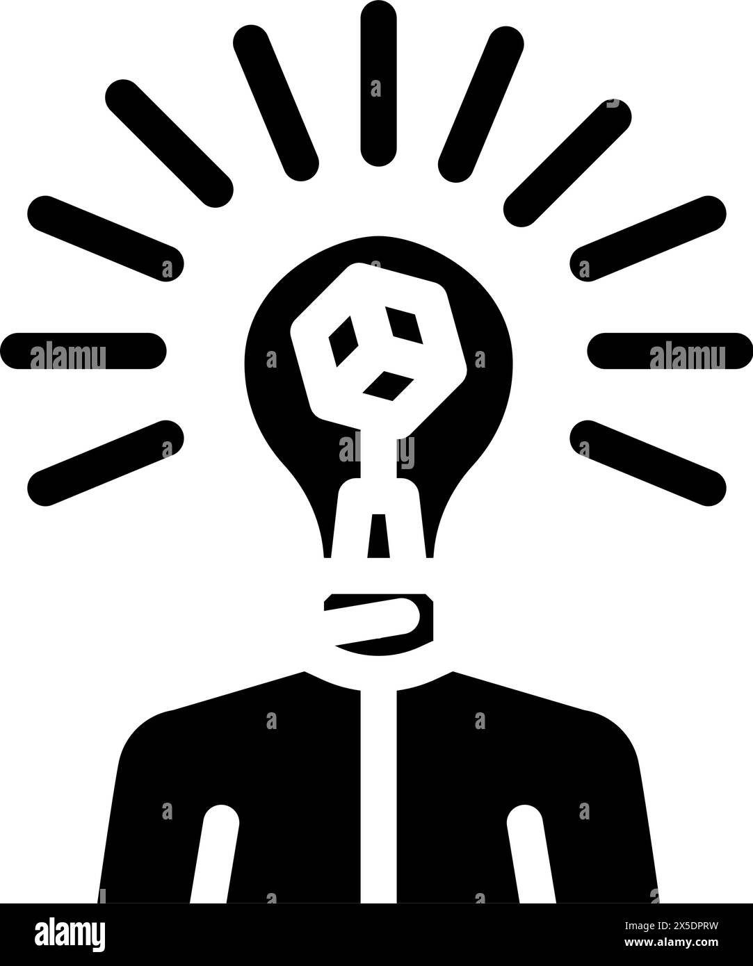 innovation seeker tech enthusiast glyph icon vector illustration Stock ...