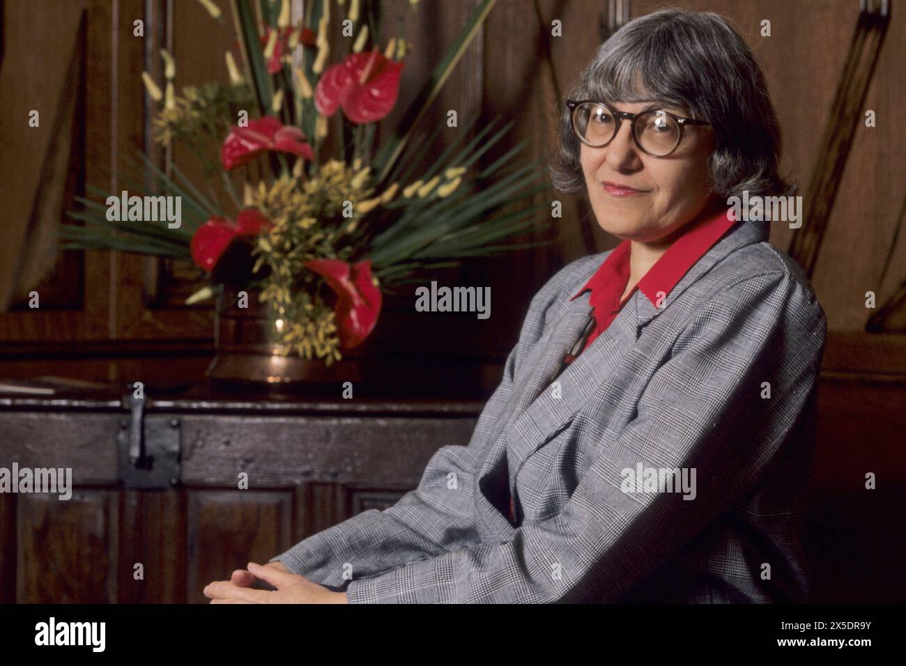 Cynthia OZICK - Date : 19880901 ©John Foley/Opale.photo Stock Photo - Alamy