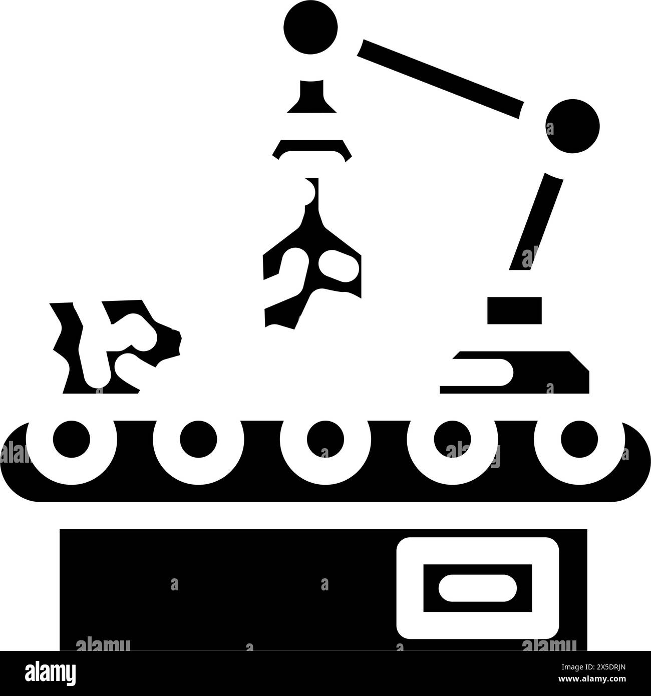 municipal solid waste msw glyph icon vector illustration Stock Vector ...