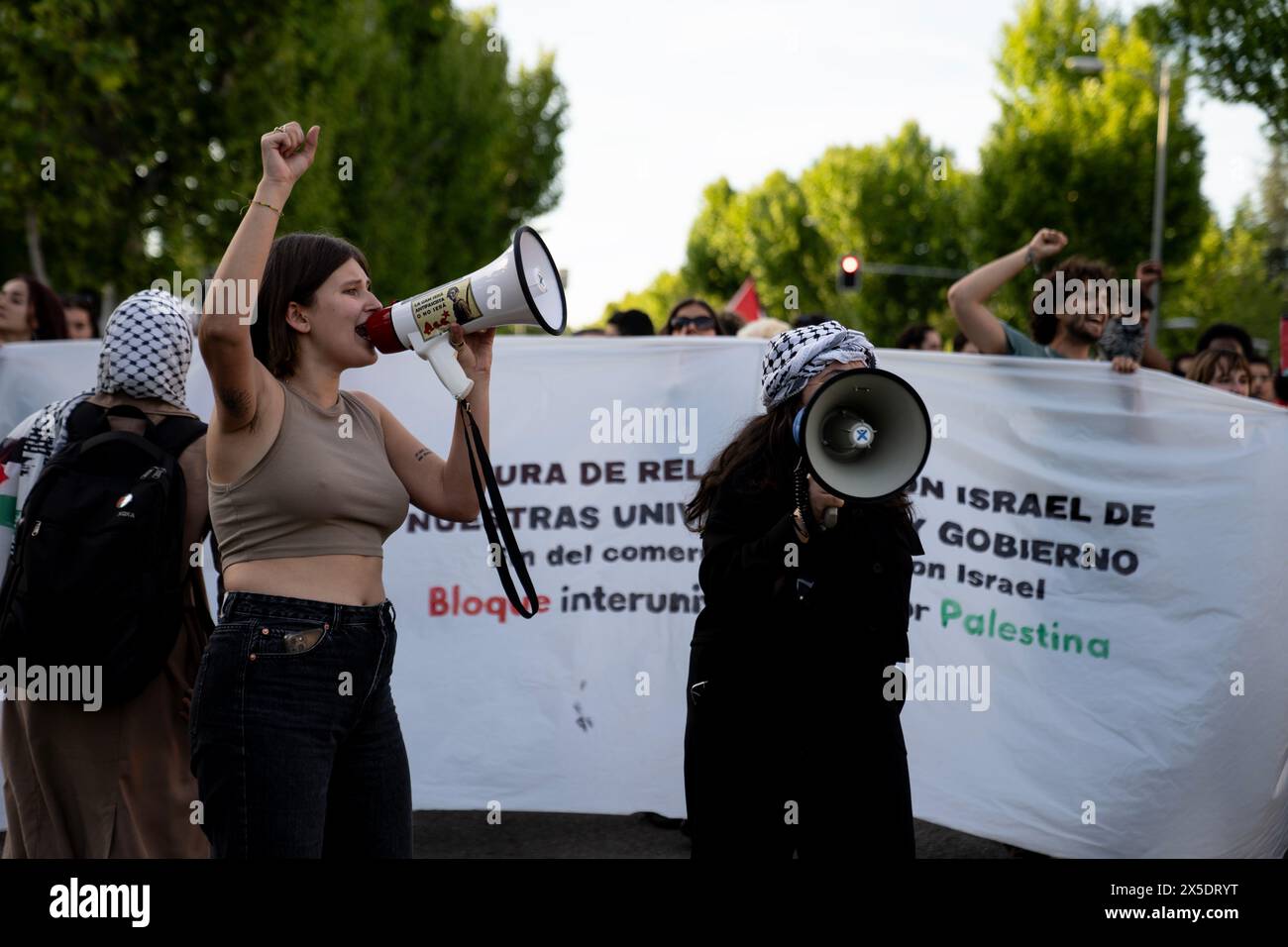 Students at Complutense University of Madrid started a Gaza Solidarity ...