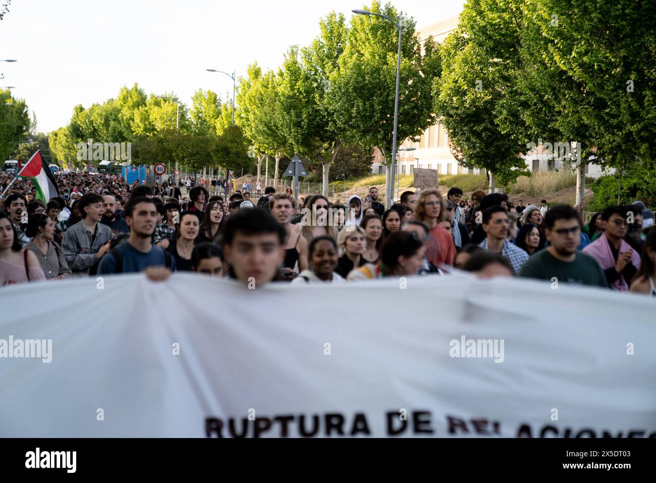 Students at Complutense University of Madrid started a Gaza Solidarity ...