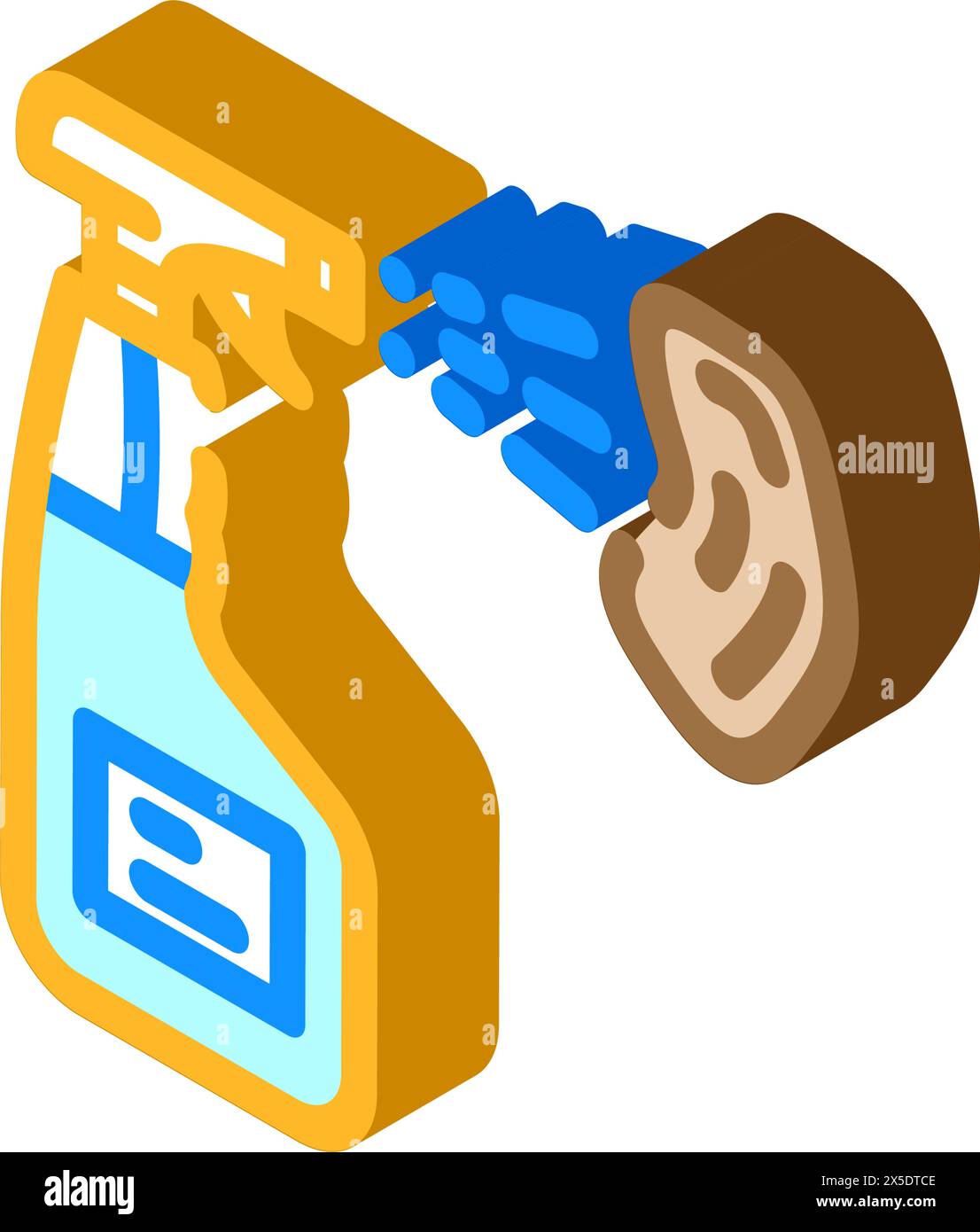 spot cleaning dry cleaning isometric icon vector illustration Stock ...