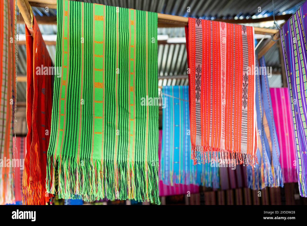 Tais, traditional textile from Timor-Leste Stock Photo - Alamy