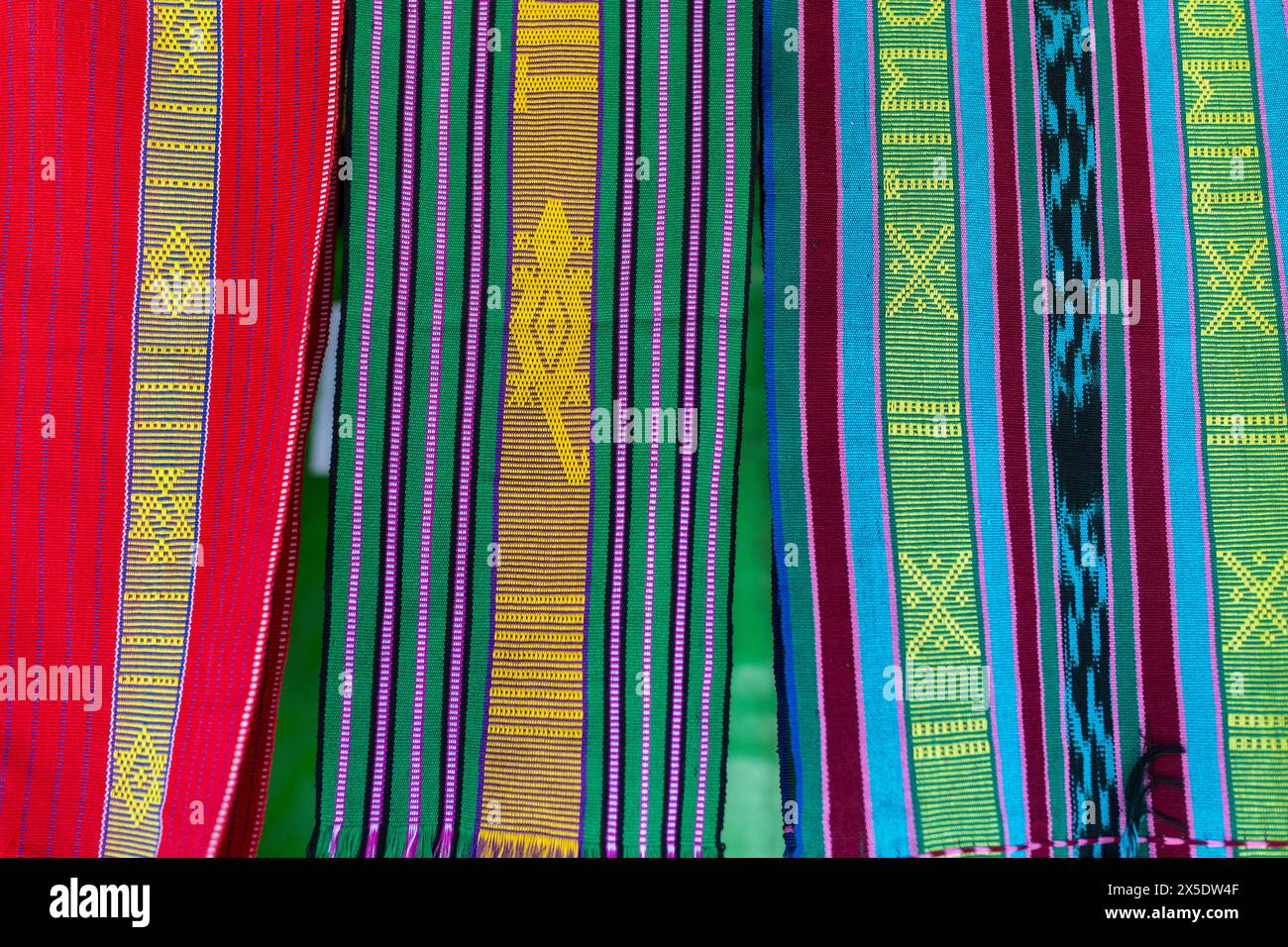 Tais, traditional textile from Timor-Leste Stock Photo - Alamy