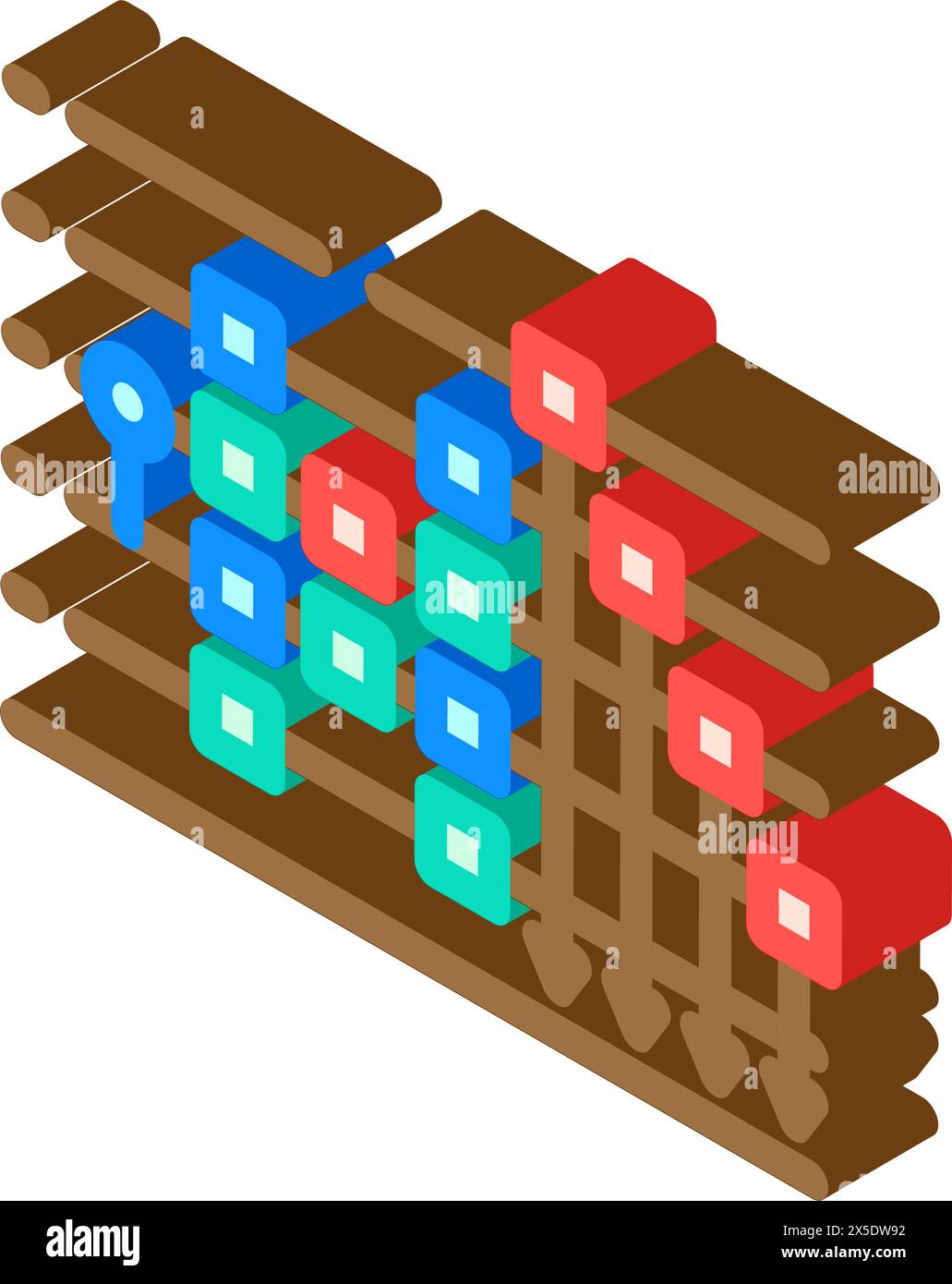 circuit quantum technology isometric icon vector illustration Stock Vector Image & Art - Alamy