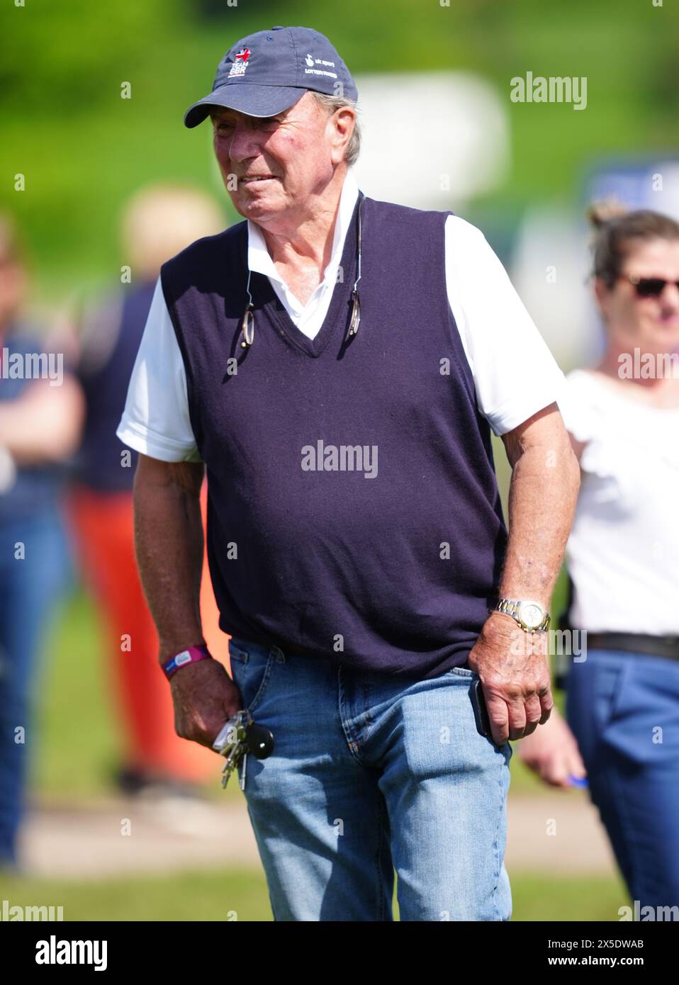 Captain Mark Phillips, father of Zara Tindall on day two of the ...