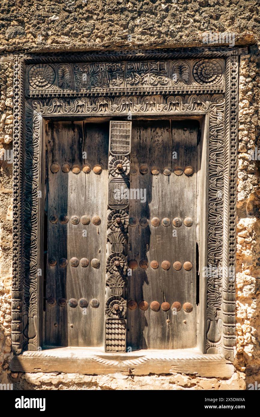 Old doors in the ruins of Fort Jesus in Mombasa, Kenya Stock Photo - Alamy