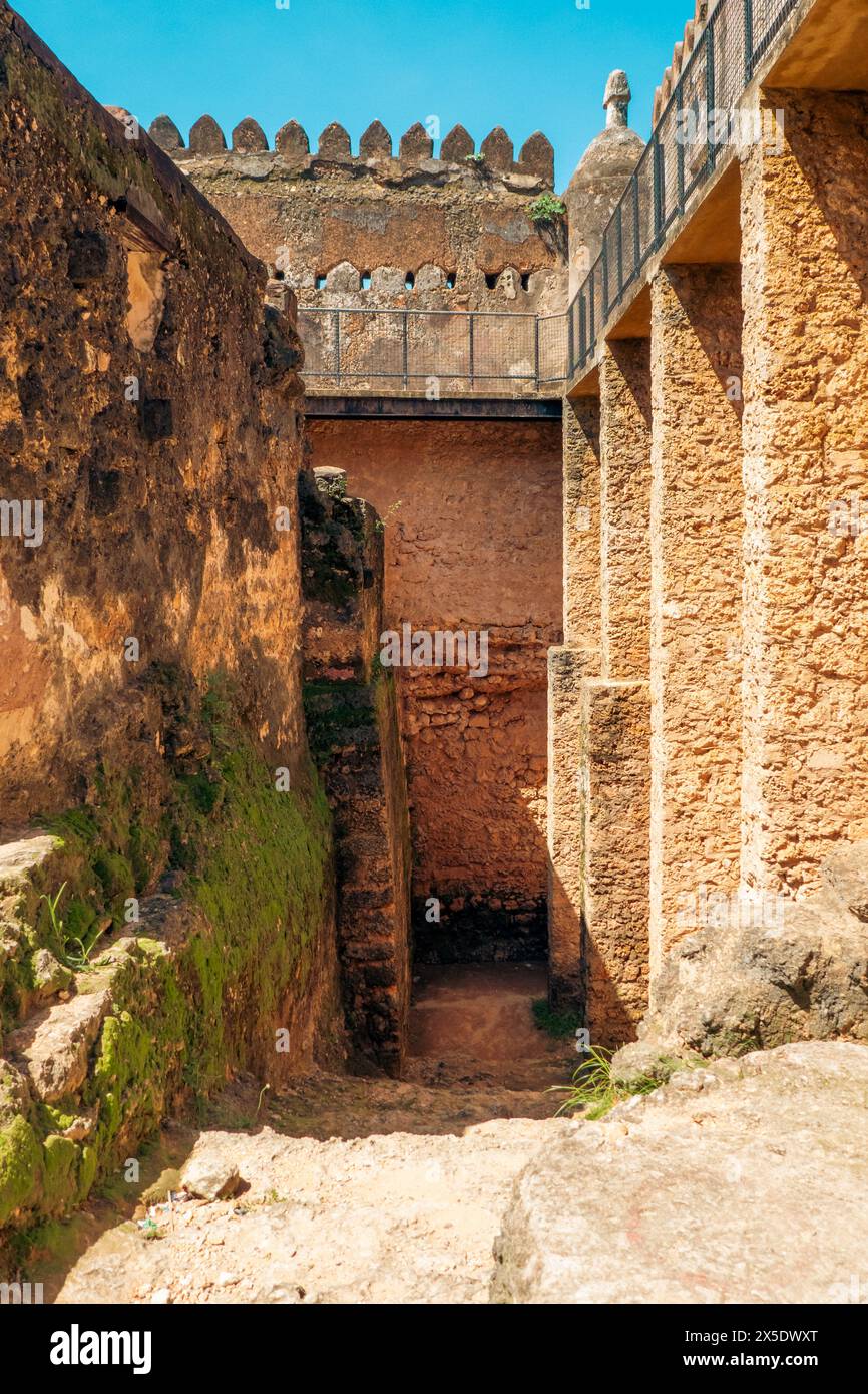 View of ruins in Fort Jesus, Mombasa Stock Photo - Alamy
