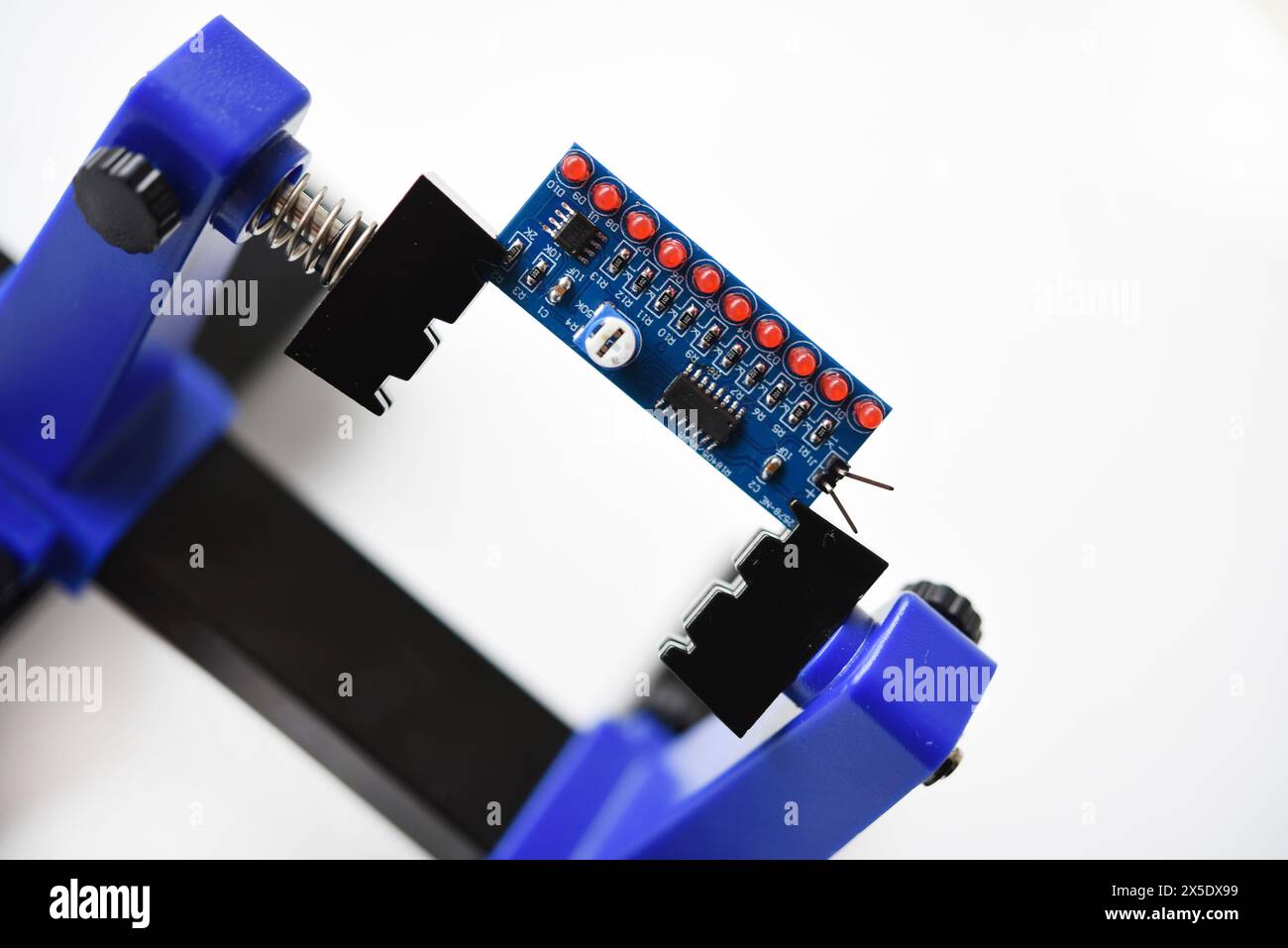 A printed circuit board for trace elements. Radio electronics. A holder ...