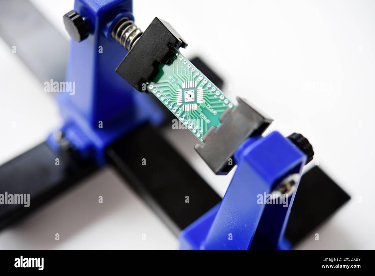A printed circuit board for trace elements. Radio electronics. A holder ...
