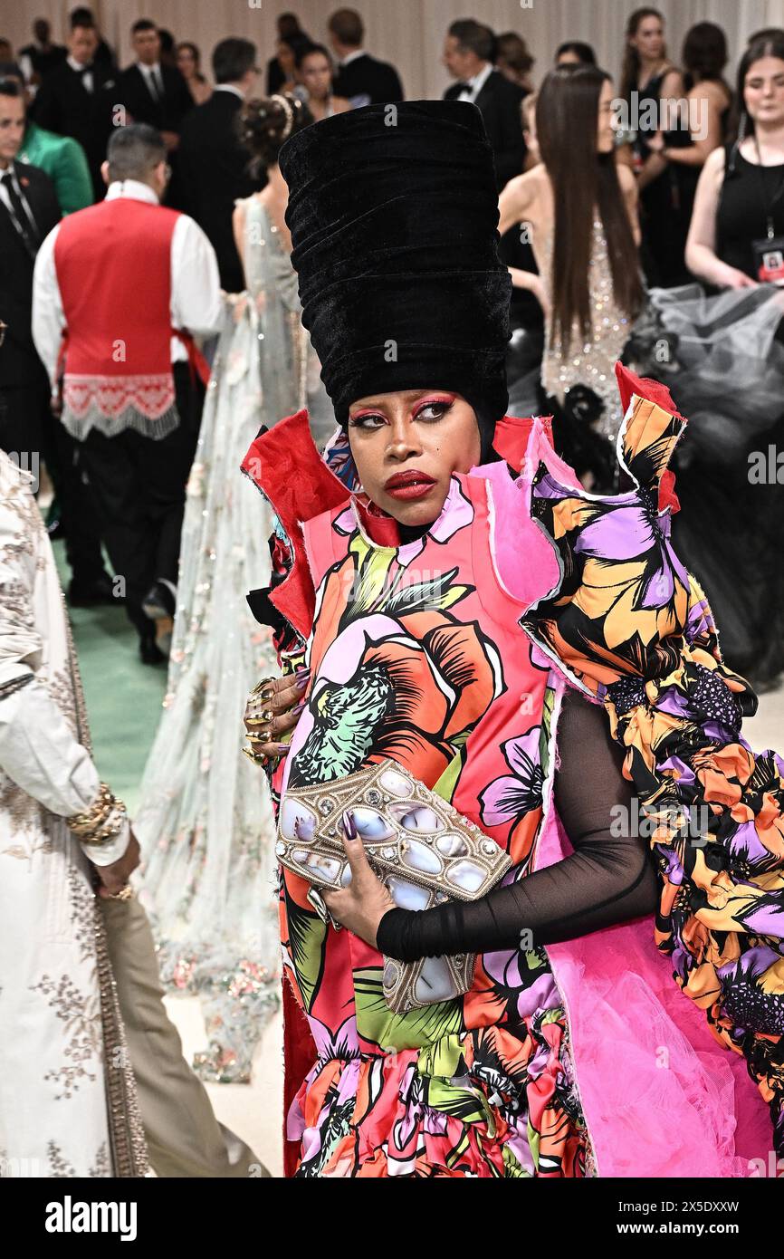 Erykah Badu attends the 2024 Costume Institute Benefit for "Sleeping ...